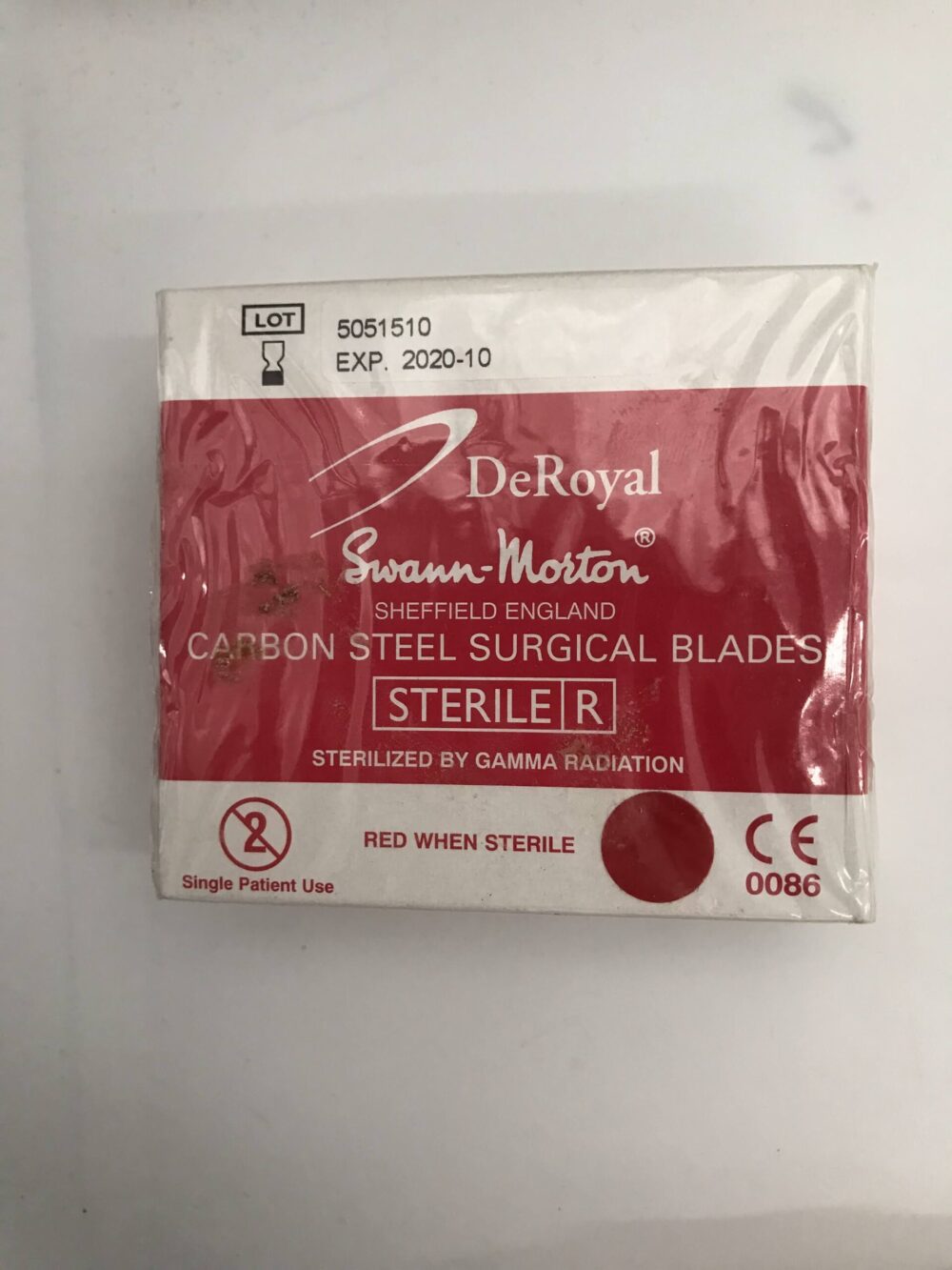DeRoyal D6203 Swann-Motor Carbon Steel Surgical Blades #11 (100/Box) (X ...