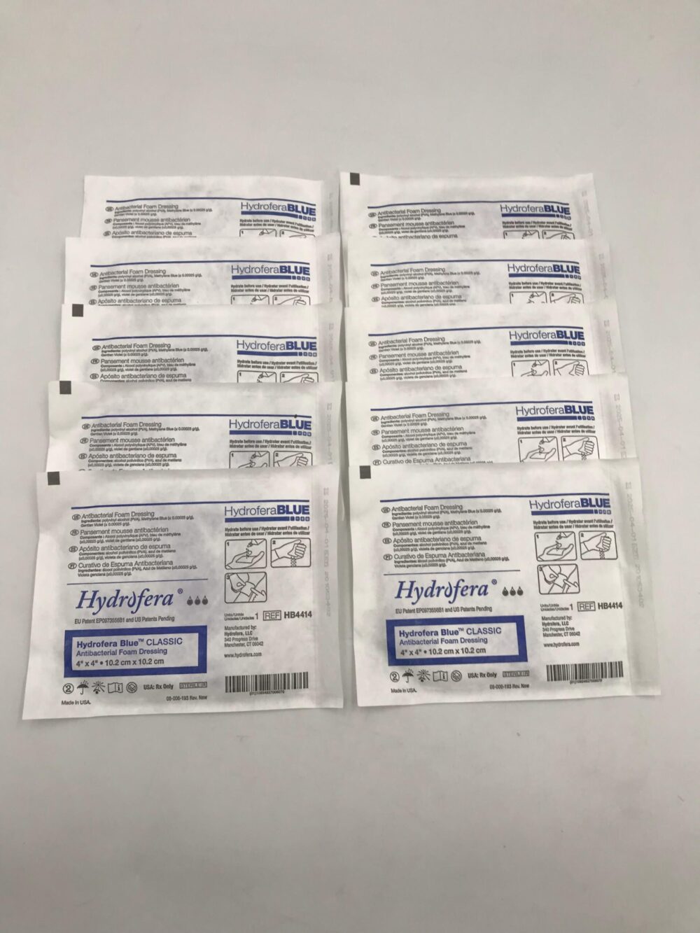 Hydrofera HB4414 Hydrofera Blue Classic AntiBacterial Foam Dressing 4 ...