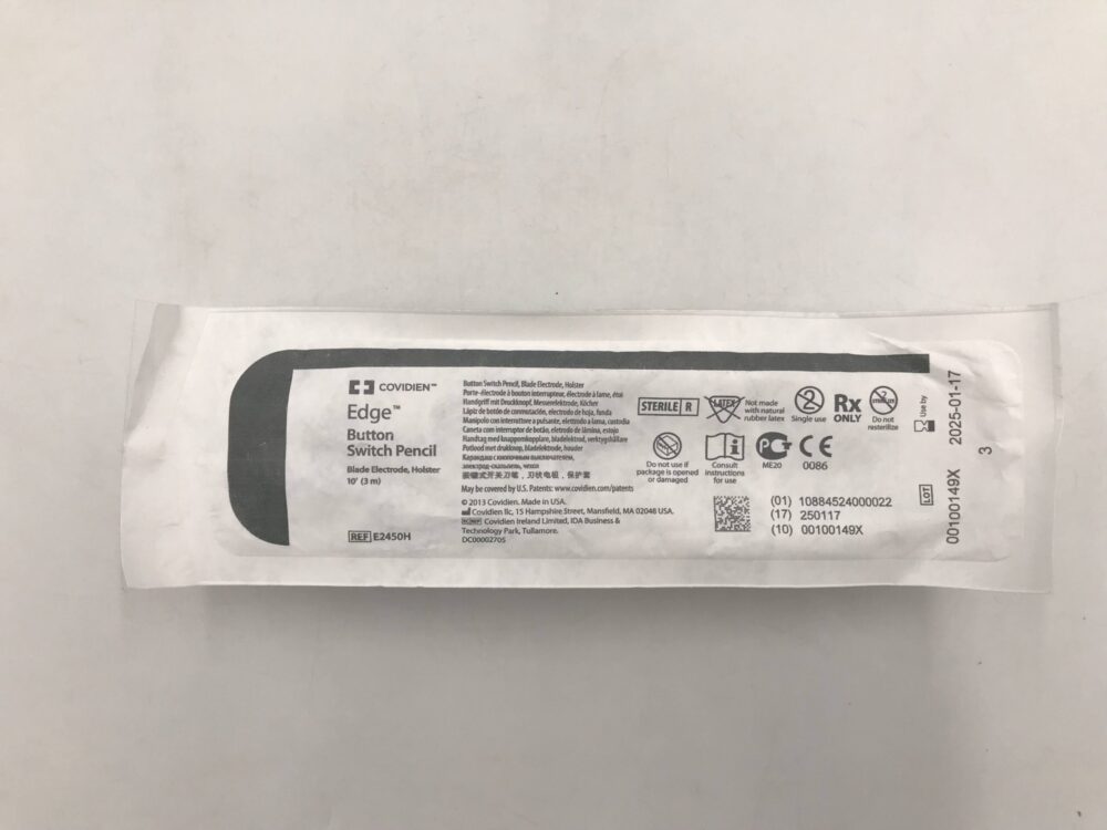 Covidien E2450H Edge Button Switch Pencil Blade Electrode, Holster 10 ...