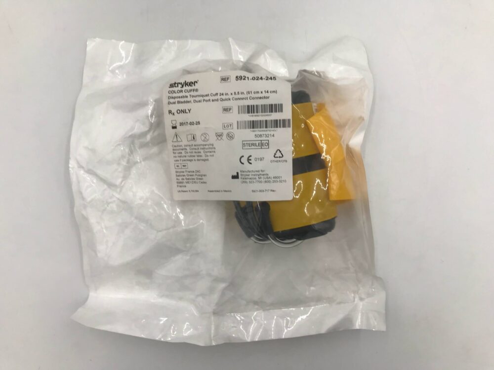STRYKER 5921-024-245 Color Cuff Disp. Tourniquet Dual Port, Dual ...