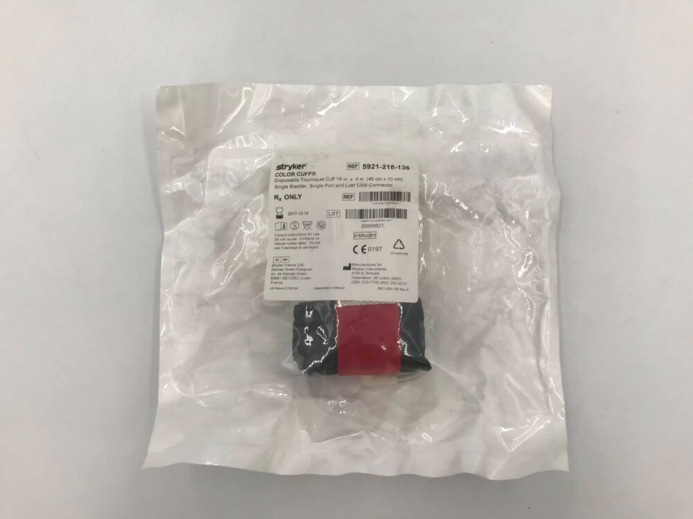 STRYKER 5921-218-136 Color Cuff Disp Tourniquet Cuff Single Bladder ...