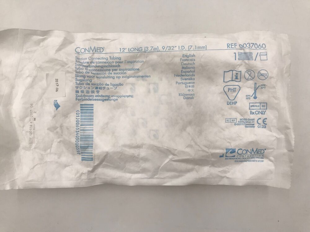 CONMED 0037060 Suction Connecting Tubing 12Ft 9/32″ I.D. (X) – GB TECH USA