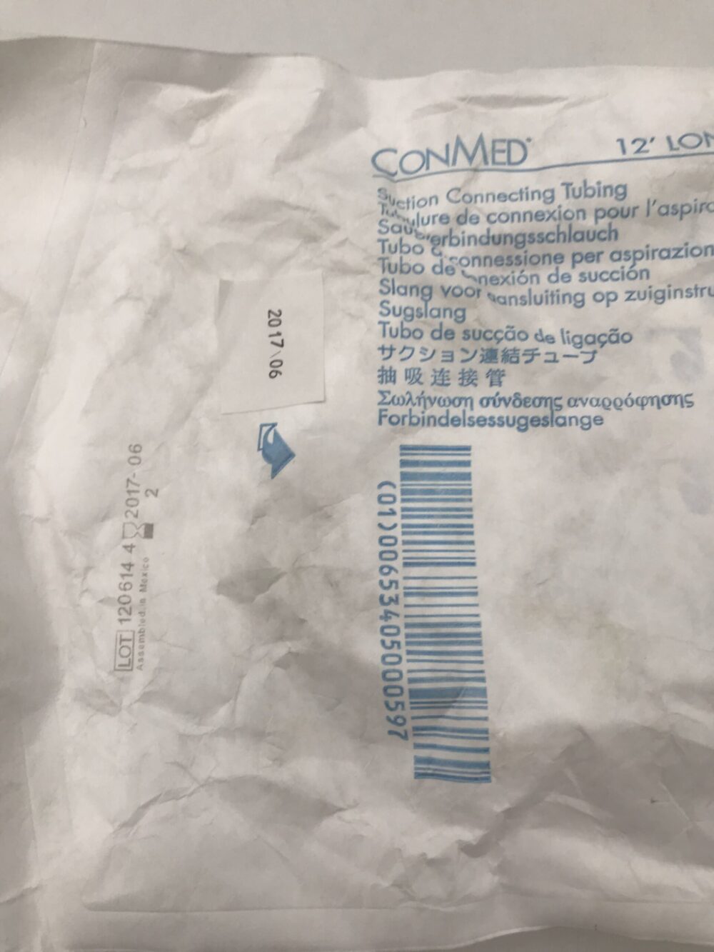 CONMED 0037060 Suction Connecting Tubing 12Ft 9/32″ I.D. (X) – GB TECH USA