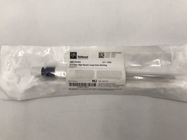 ConMed H9101R Oval Bur High Speed Large Hub Sterling Purple 4.0mm ...