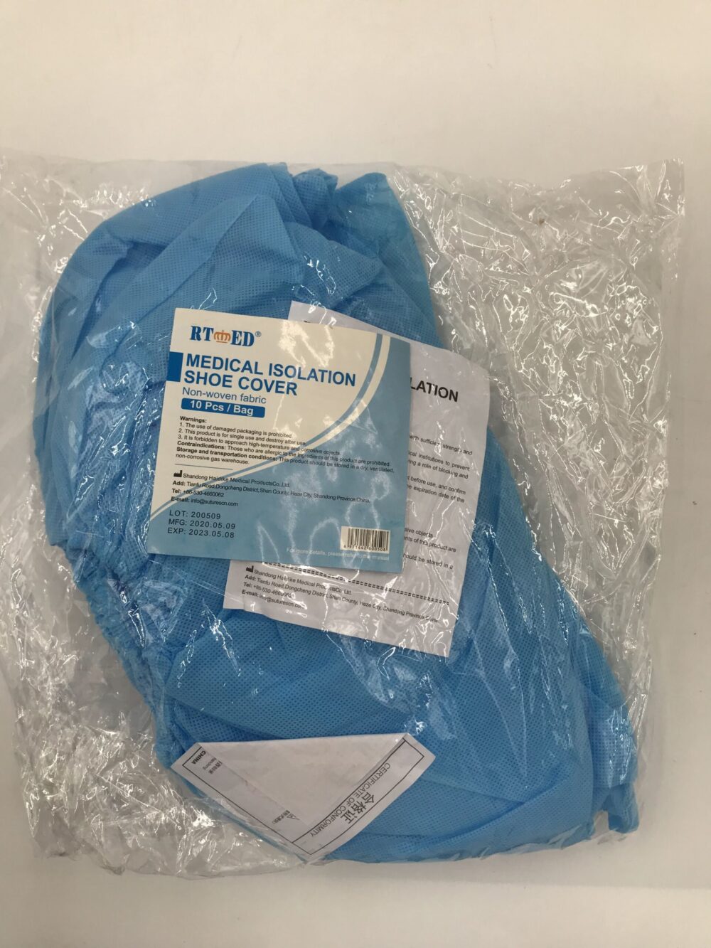 Shandong Haidike Medical Non-Woven medical isolation Shoe Cover (10Pcs ...