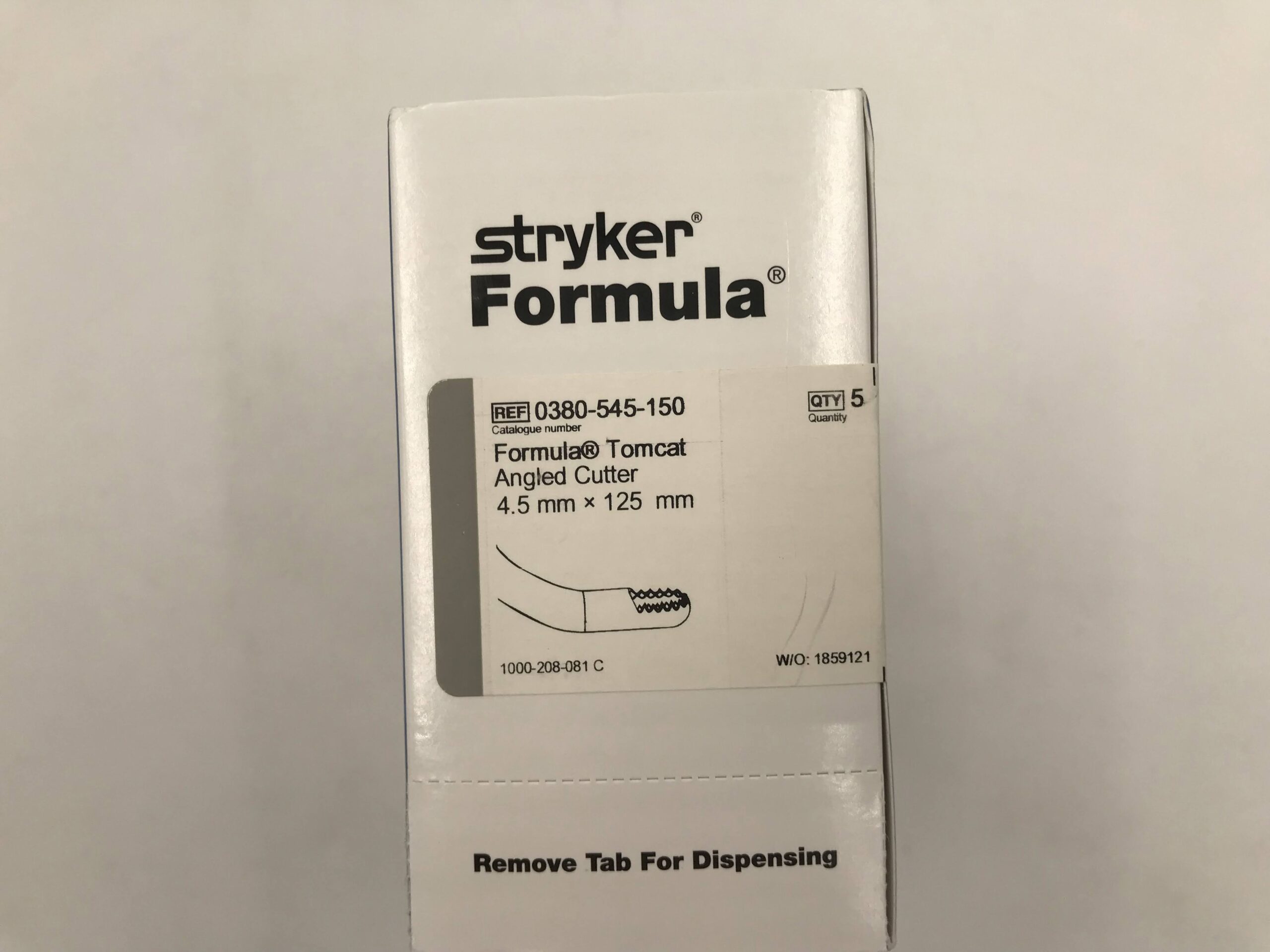 Stryker 0380-545-150 Formula Tomcat Angled Cutter 4.5mm x 125mm (5/Box ...
