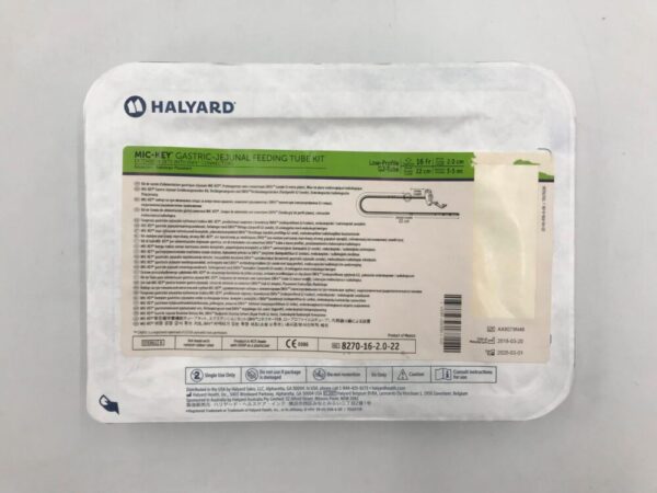 HALYARD 8270-16-2.0-22 Mic-Key Gastric-Jejunal Feeding Tube Kit ...