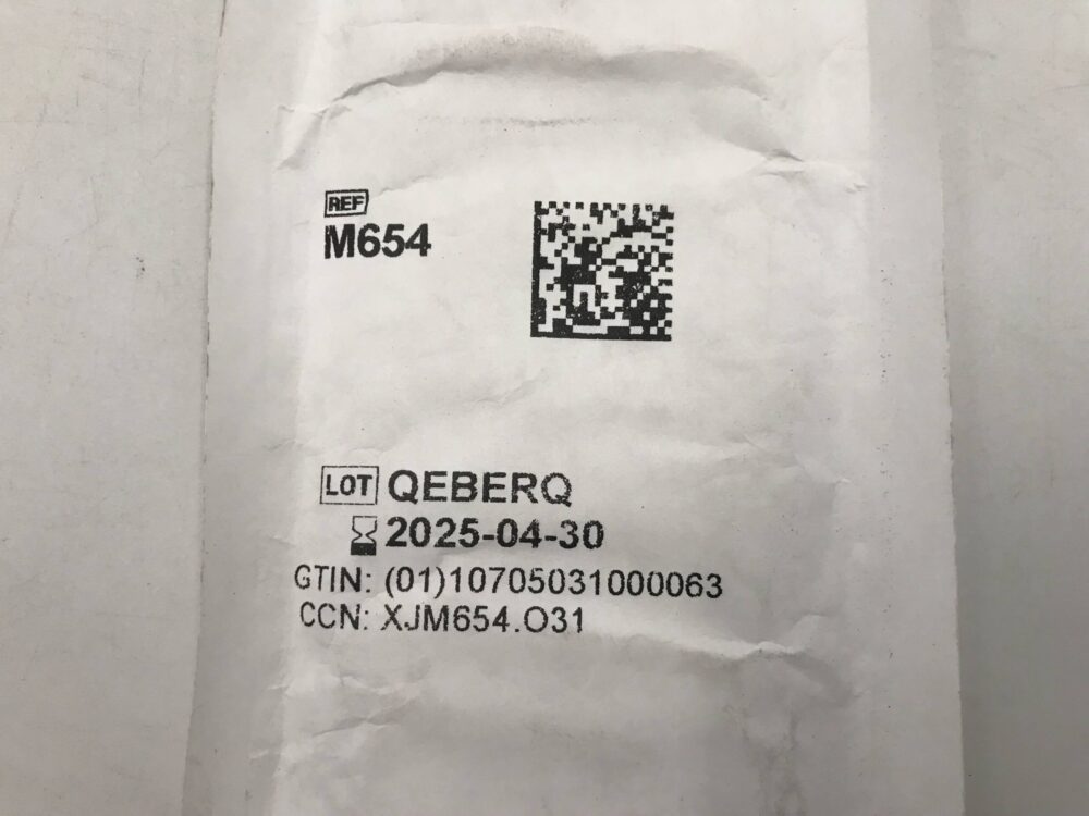 Ethicon M654 Stainless Steel Monofilament Non-Absorbable Suture 6 CCS 48mm Conventional Cutting ...