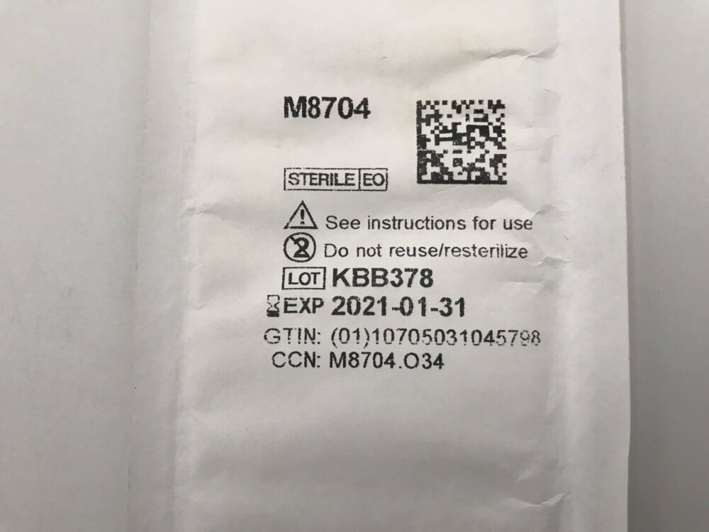 Ethicon M8704 Prolene Blue Monofilament Suture 7-0 24" CC 9.3mm Tapercut MS/4 (X) - GB TECH USA