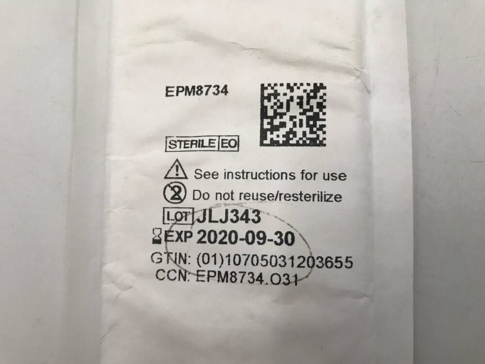 Ethicon EPM8734 Prolene Blue Monofilament Suture 7-0 18" BV175-6 8.0mm ...