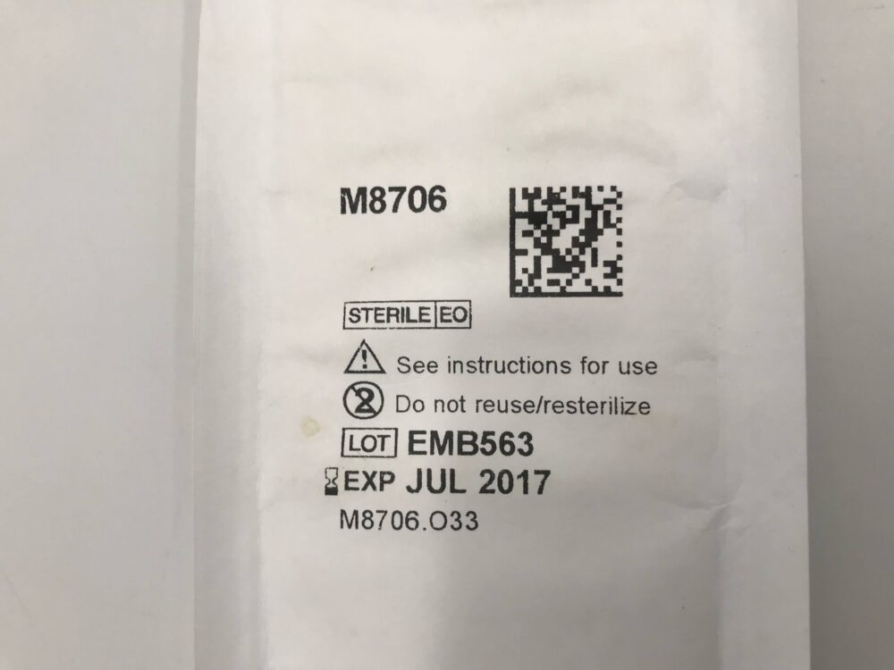Ethicon M8706 Prolene Blue Monofilament Suture 6-0 30" C-1 13mm Taper ...