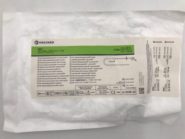 Halyard 8200-22 Mic* Jejunal Feeding with ENFit Connector J-Tube 22Fr 7-10ml (X) - GB TECH USA