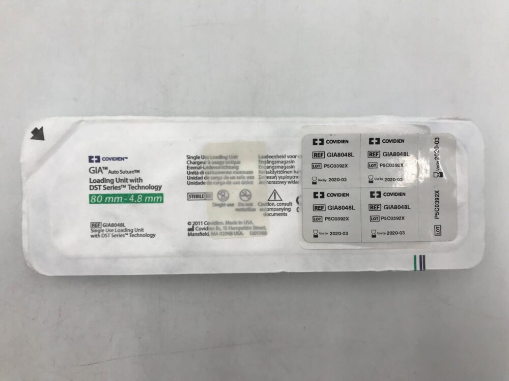 COVIDIEN GIA8048L GIA Autosuture loading Unit with DST Series ...