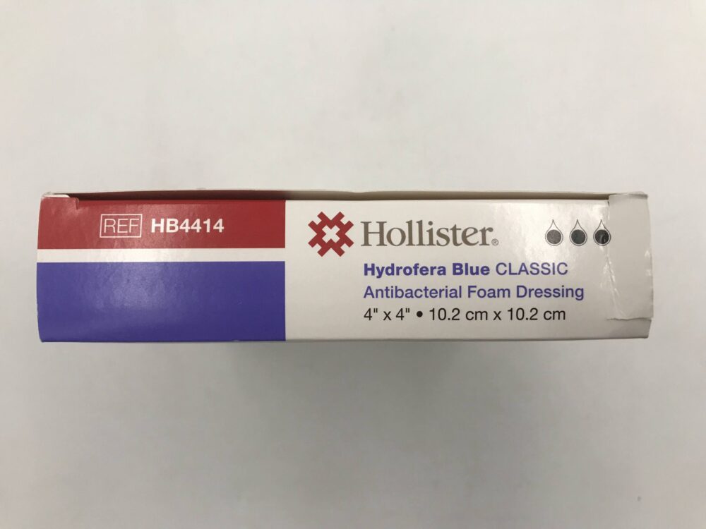 Hollister HB4414 Hydrofera Blue Classic Antibacterial Foam Dressing 4 ...