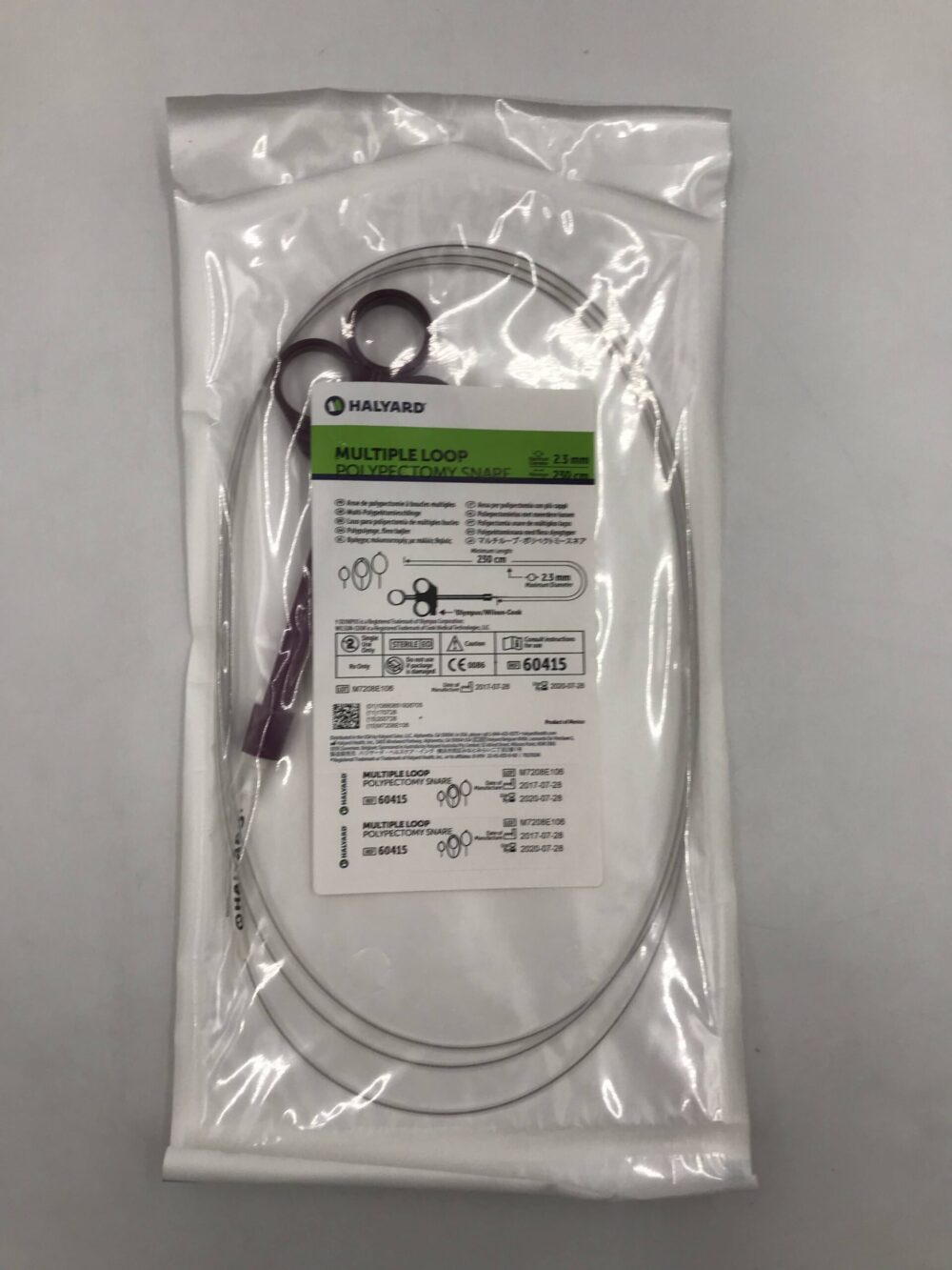 HALYARD 60415 Multiple Loop Polypectomy Snare 2.3mm x 230cm (X) – GB ...