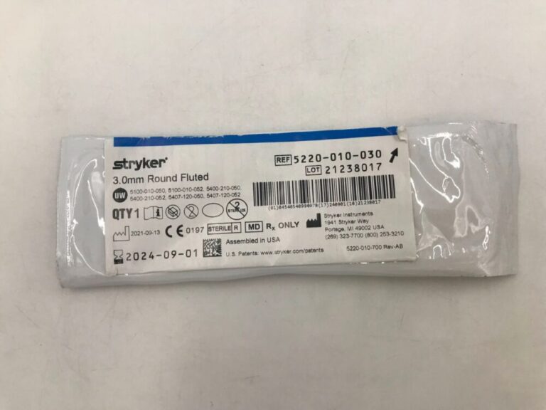STRYKER 5220-010-030 Round Fluted 3mm – GB TECH USA