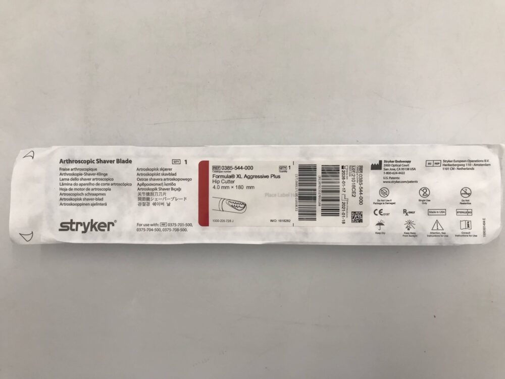STRYKER 0385-544-000 Formula XL Aggressive Plus Hip Cutter 4.0mm x ...