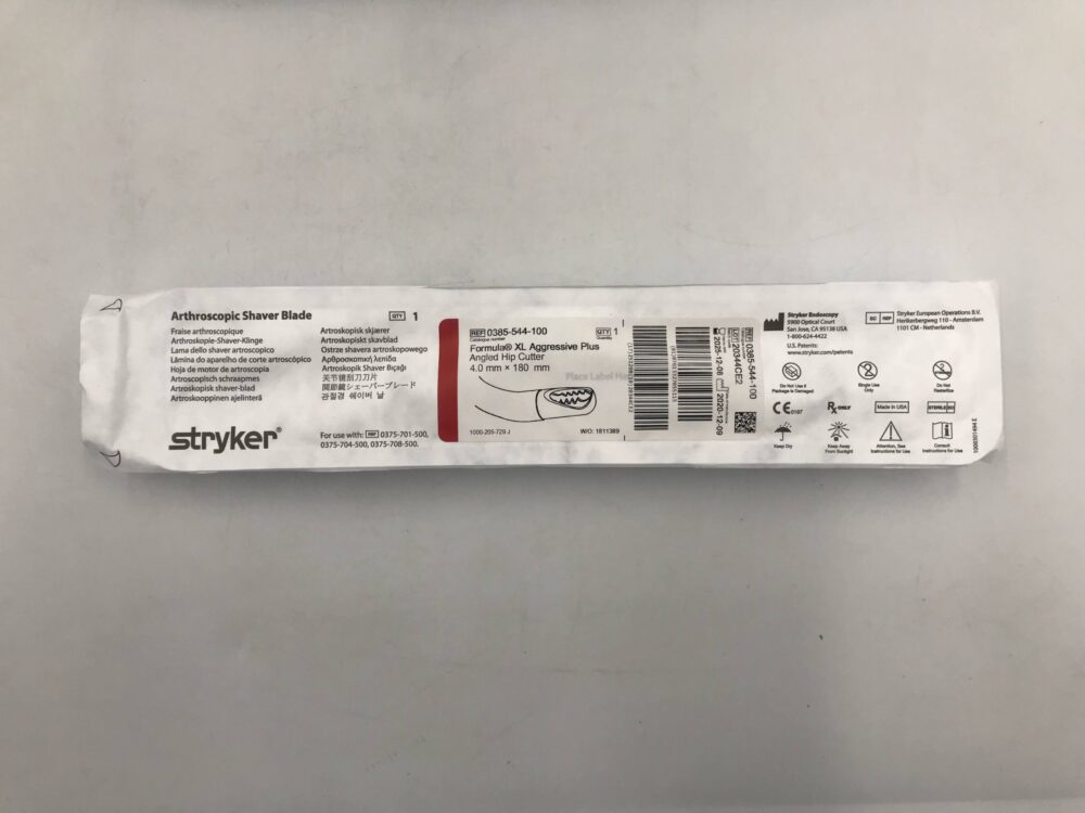 Stryker 0385-544-100 Formula XL Aggressive Plus Angled Hip Cutter 4.0mm ...