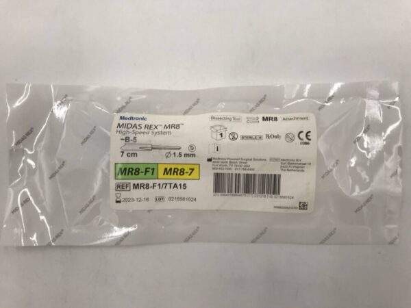 Medtronic MR8-F1/7TA15 Midas Rex MR8 High Speed System -B -5 7cm Ø1.5mm ...