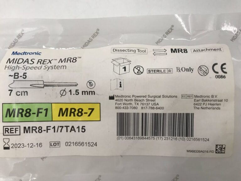 Medtronic MR8-F1/7TA15 Midas Rex MR8 High Speed System -B -5 7cm Ø1.5mm ...
