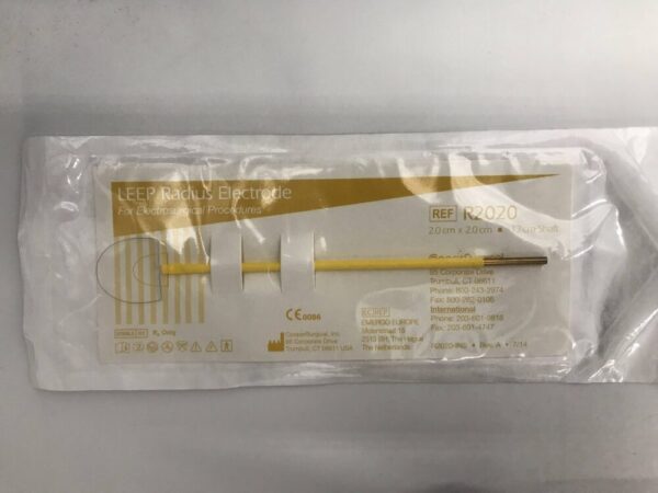 Cooper Surgical R2020 Leep Radius Electrode 2.0cm x 2.0cm, 12cm Shaft ...