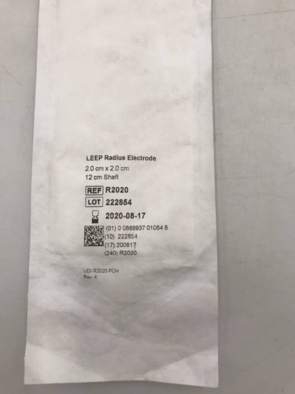 Cooper Surgical R2020 Leep Radius Electrode 2.0cm x 2.0cm, 12cm Shaft ...