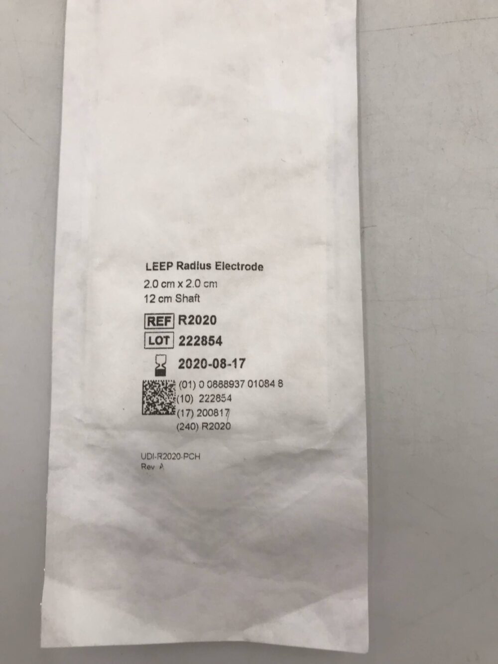 Cooper Surgical R2020 Leep Radius Electrode 2.0cm x 2.0cm, 12cm Shaft ...