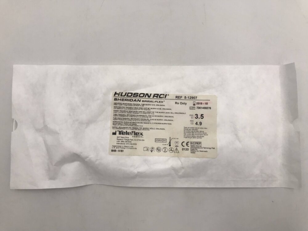 Teleflex 5-12907 Hudson RCI Sheridan Spiral-Flex Uncuffed Reinforced ...
