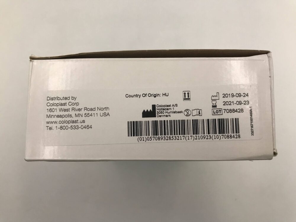 Coloplast 16715 Soft Convex Ostomy Pouch 5/8"- 1 5/16" Maxi (10/Box) (X ...