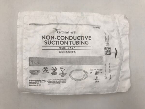 CARDINAL HEALTH N66A Medi-Vac Non-Conductive Suction Suction Tubing 1.8m x 6mm (45/Case)(X) – GB ...