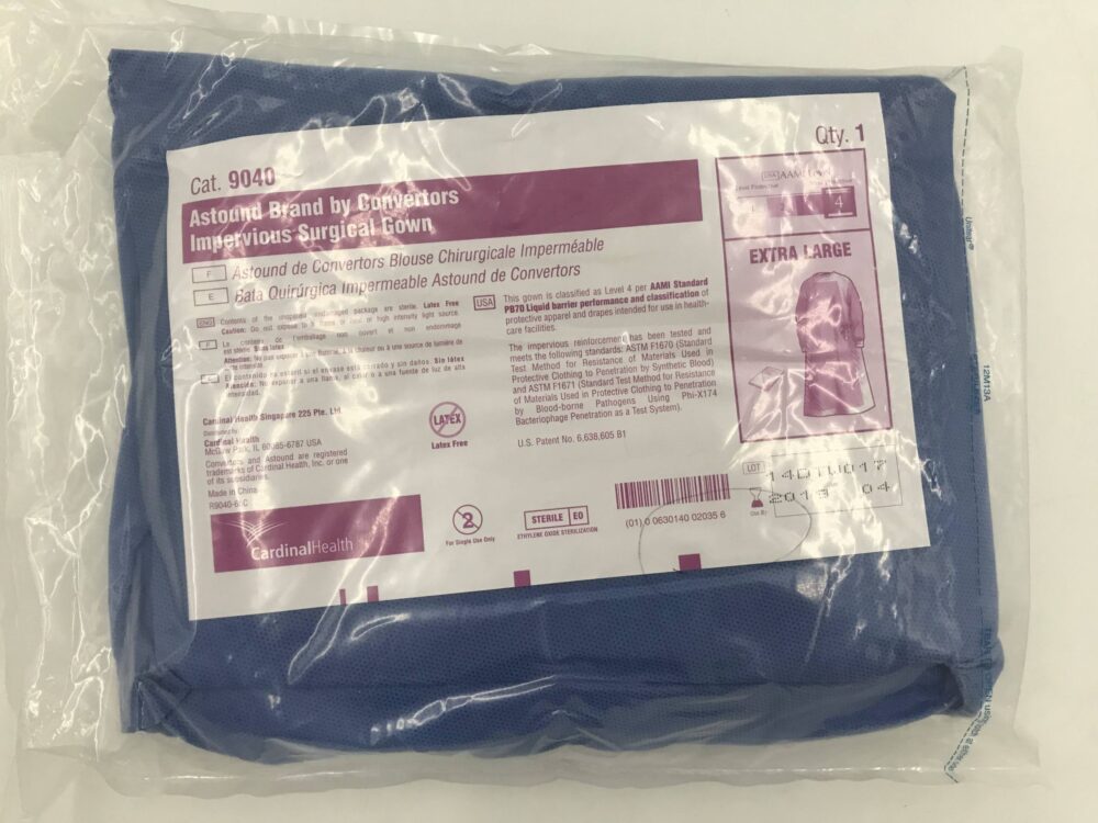 CARDINAL HEALTH 9040 Astound Brand by Convertors Impervious Surgical ...