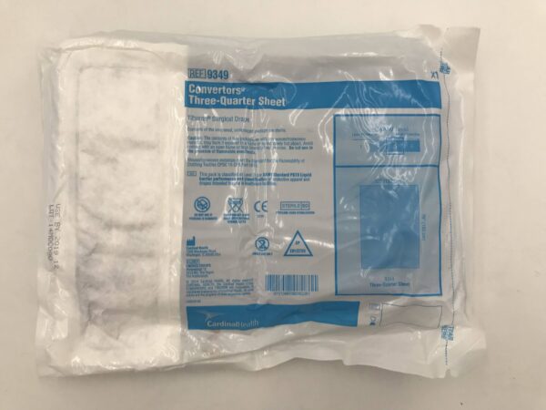 CARDINAL HEALTH 9349 Convertors Three-Quarter Sheet Tiburon Surgical ...