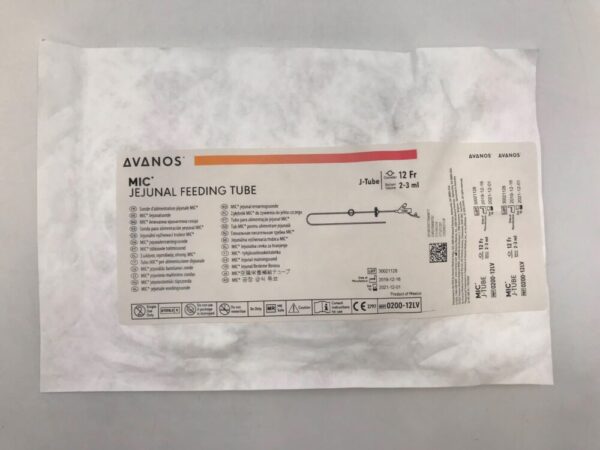 AVANOS 0200-12LV MIC Jejunal Feeding Tube, J-Tube 12F x 2-3ml (X) - GB ...