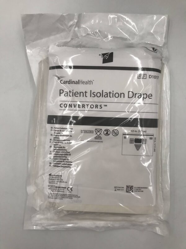 CARDINAL HEALTH D1017 Convertors Patient Isolation Drape 125in x 84in ...