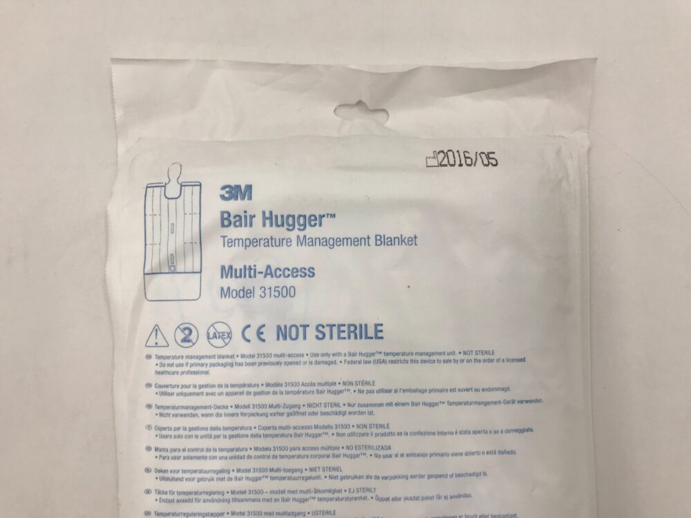 3M 31500 Bair Hugger Temperature Management Multi-Access Blanket - GB ...