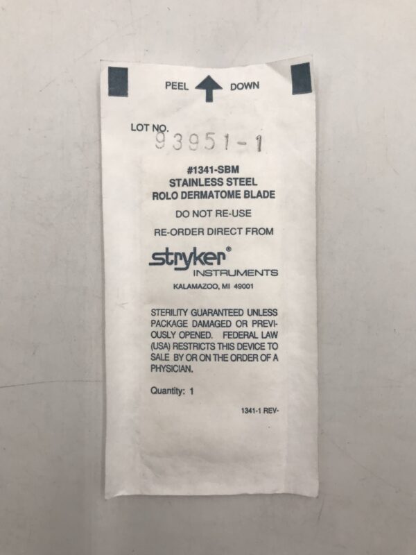 STRYKER 1341-SBM Rolo Dermatome Blade Stainless Steel – GB TECH USA