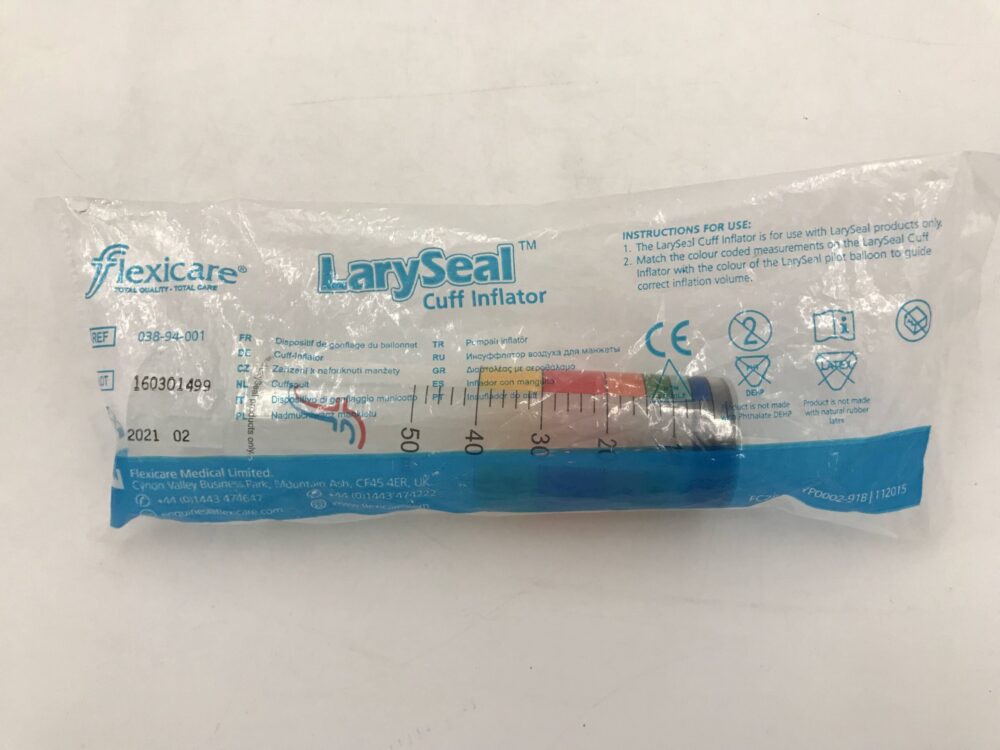 Flexicare 038-94-001 Laryseal Cuff Inflator (X) - GB TECH USA