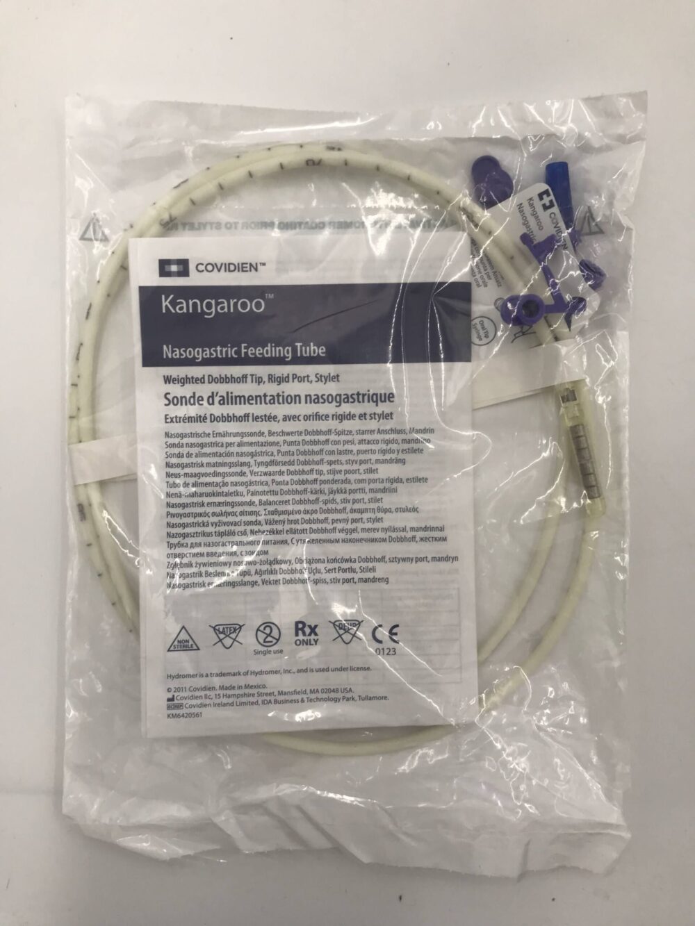 Covidien 8884711253 Kangaroo Nasogastric Feeding Tube 12Fr/Ch (X) - GB ...