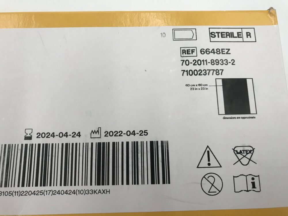 3M 6648EZ Ioban 2 Antimicrobial Incise Drape 23in x 23in (10/Box) - GB ...