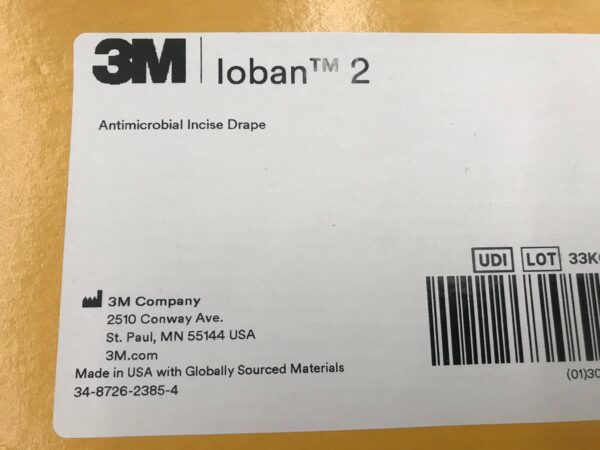 3M 6651EZ Ioban 2 Antimicrobial Incise Drape 23in x 33in (10/Box)(X ...