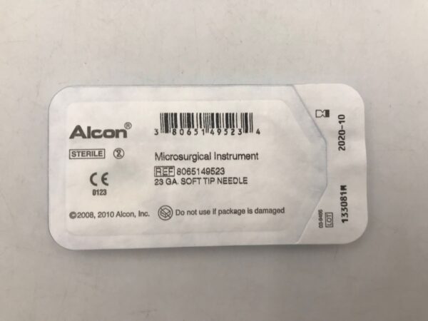 ALCON 8065149523 Microsurgical Instrument Soft Tip Needle 23G (X) – GB ...