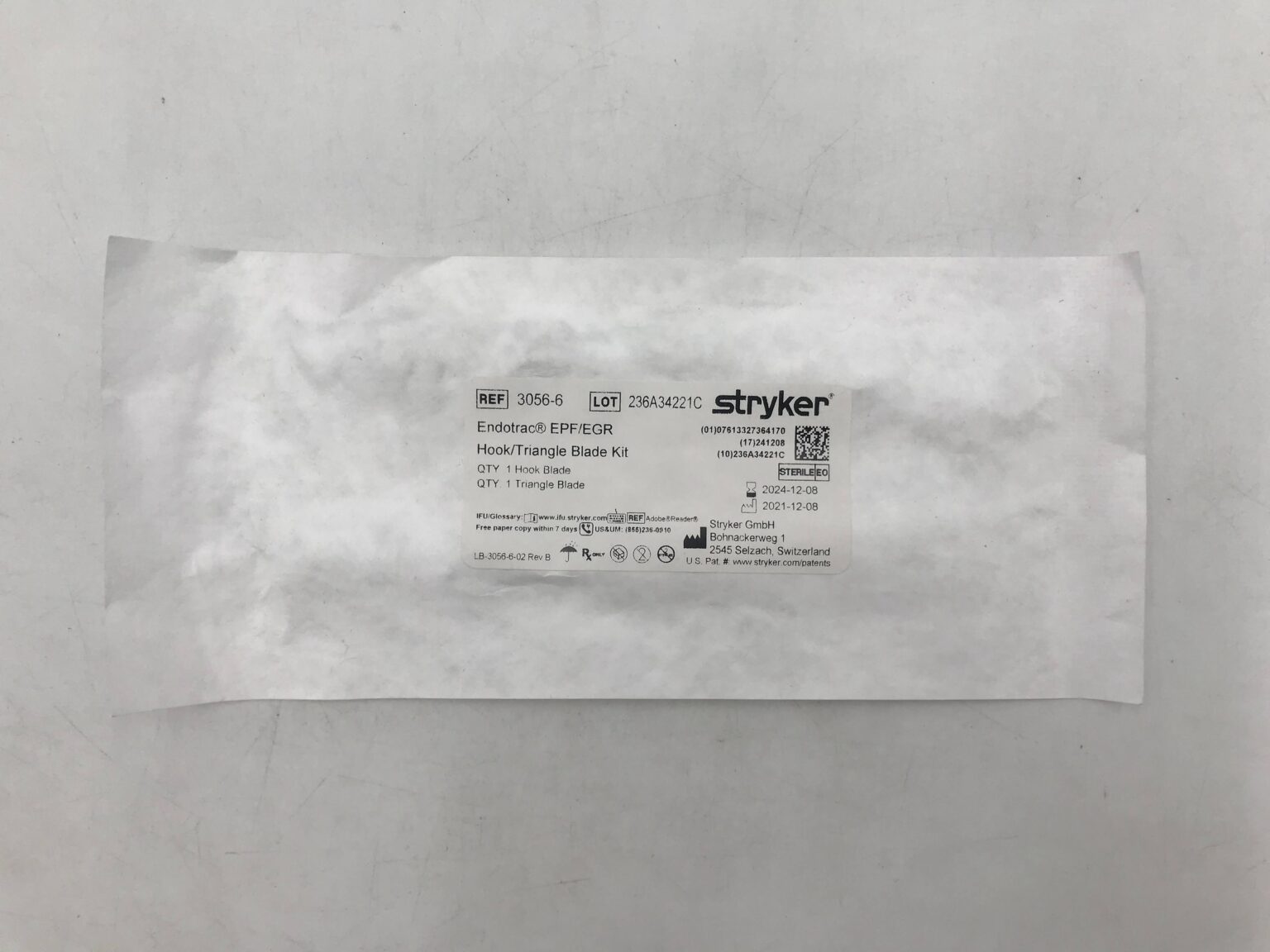 STRYKER 3056-6 Endotrac EPF/EGR Hook/Triangle Blade Kit – GB TECH USA