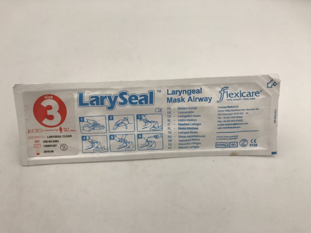 FLEXICARE 038-94-330U Laryseal Clear Mask Airway Size3, 30Kg-50Kg (X ...