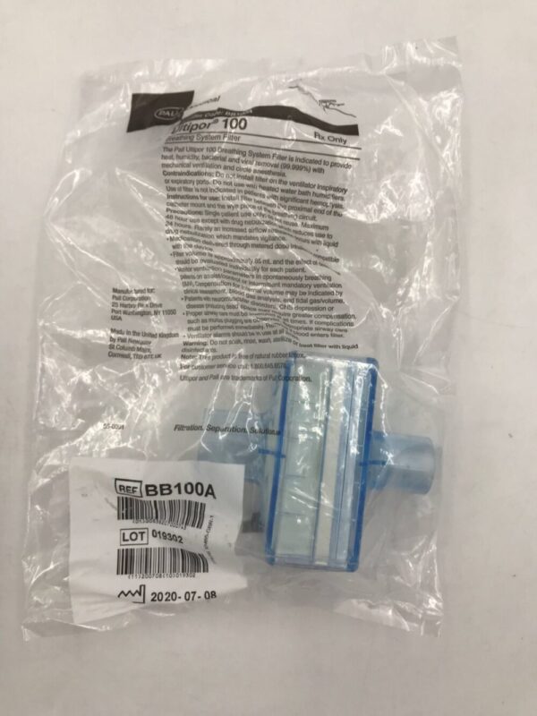 PALL MEDICAL BB100A Ultipor 100 Breathing System Filter - GB TECH USA