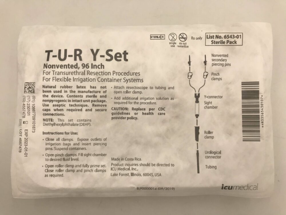Icu Medical 6543-01 T-U-R Y-Set Nonvented 96in (X) - GB TECH USA