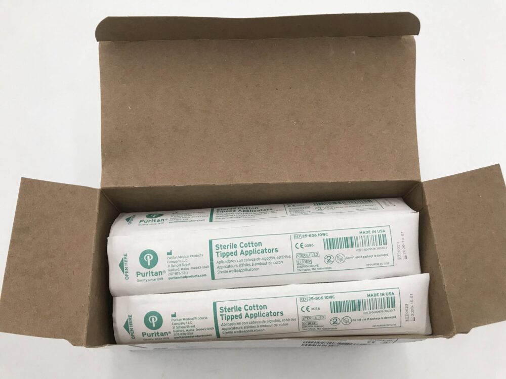 Puritan 25-806 10WC Sterile Cotton Tipped Applicators (200/Box) - GB ...