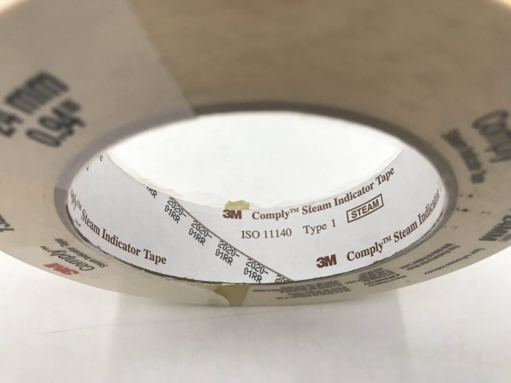 3M 1322-24MM Comply Steam Indicator Tape 24mm 0.94" (X) - GB TECH USA