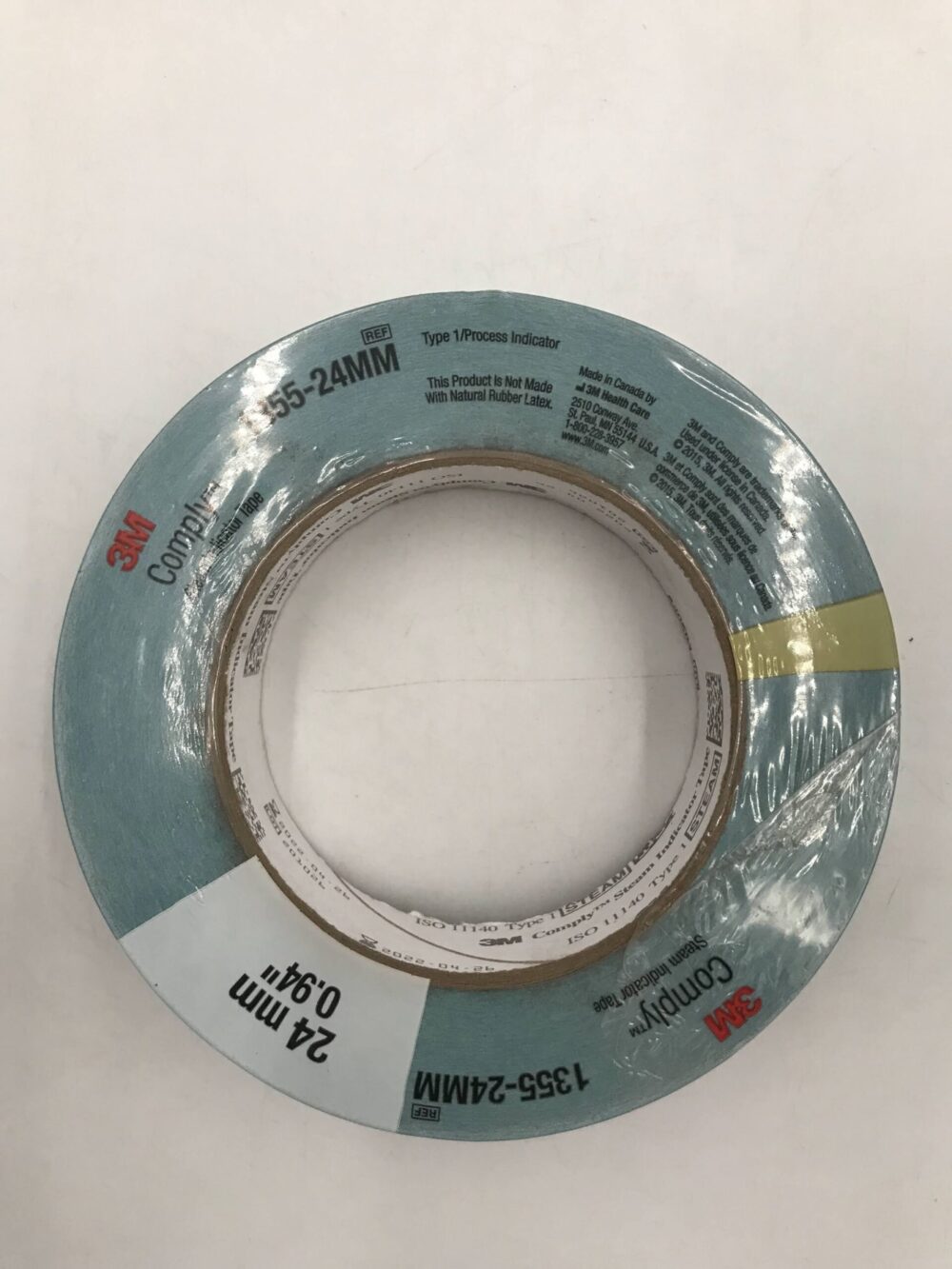 3M 1355-24MM Comply Steam Indicator Tape 24mm x 0.94" (X) - GB TECH USA