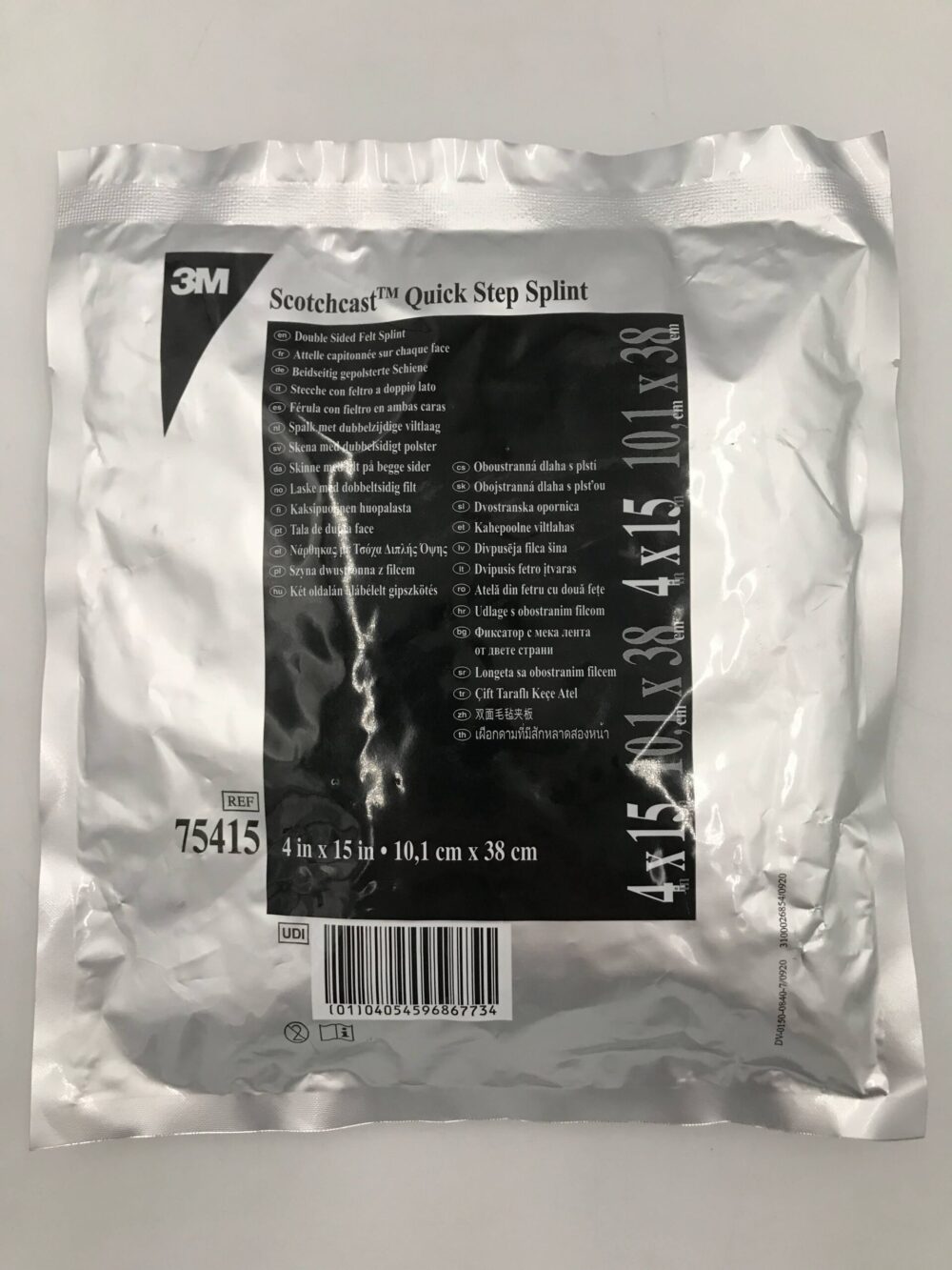 3M 75415 Scotchcast Quick Step Splint Double Sided Felt Splint 4x15in ...