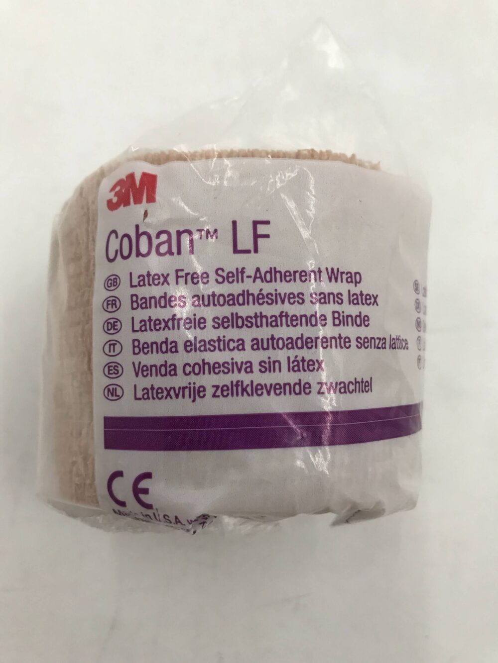 3M 2082 Coban LF Latex Free Self-Adherent Wrap 2in x 5yd (50mm x 4.5m ...